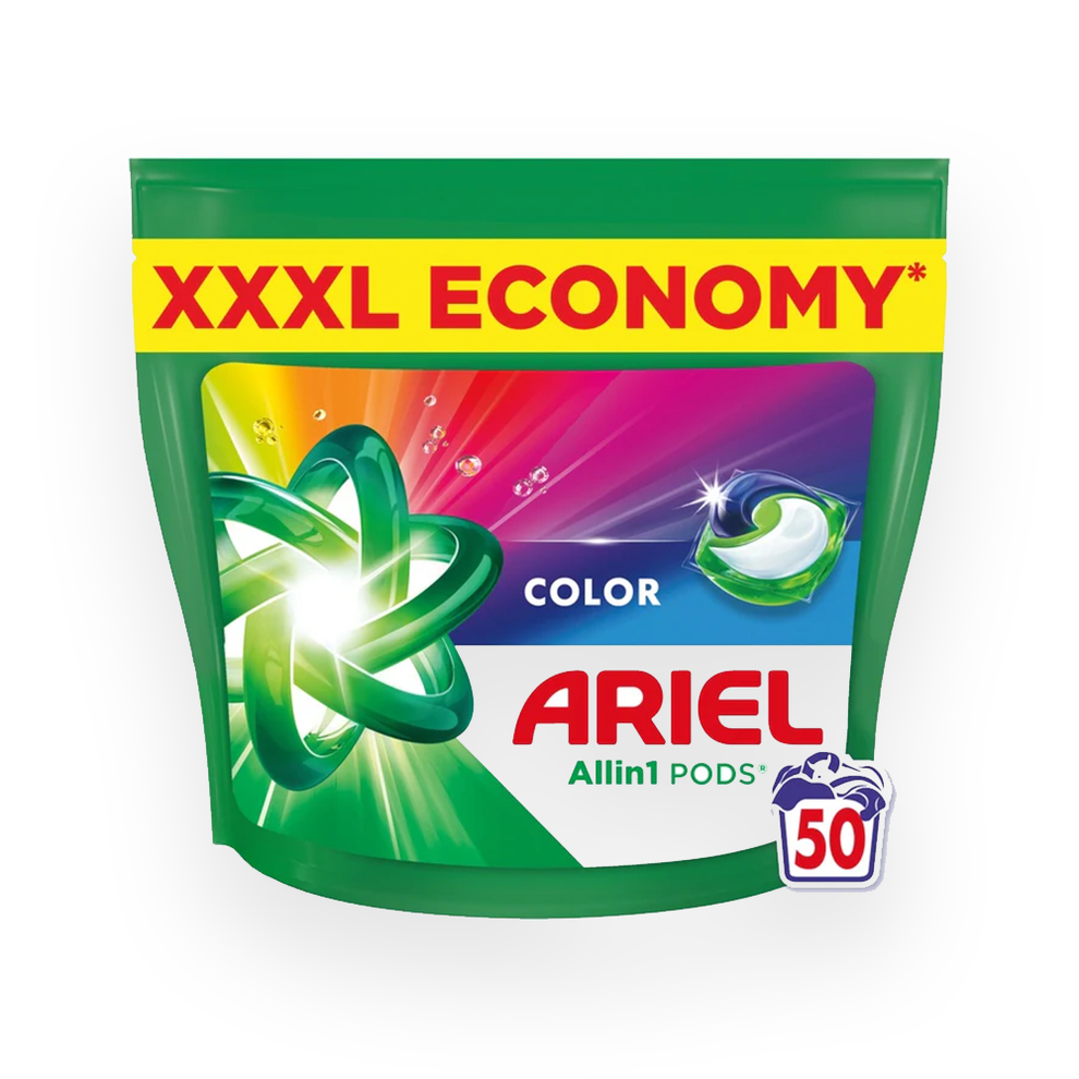 Ariel wasmiddel pods – Color All-in-1 | 50 wasbeurten | € 0,31 per was ...